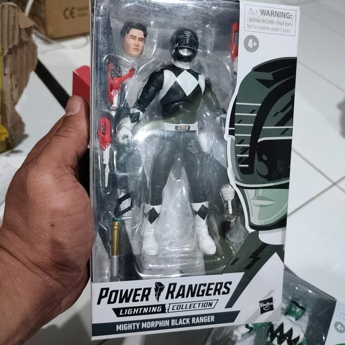 Jual Hasbro. Power rangers lightning coll. mighty morphin black ranger ...
