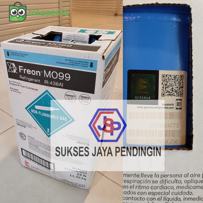 Jual Freon MO99 R438A Chemours USA Original / Freon R-438A MO99 ...