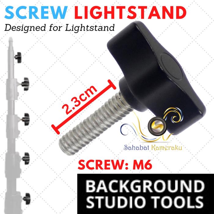 Jual Baut Light Stand Tripod Lampu Lightstand Ulir M6 6mm - Kota Cimahi ...