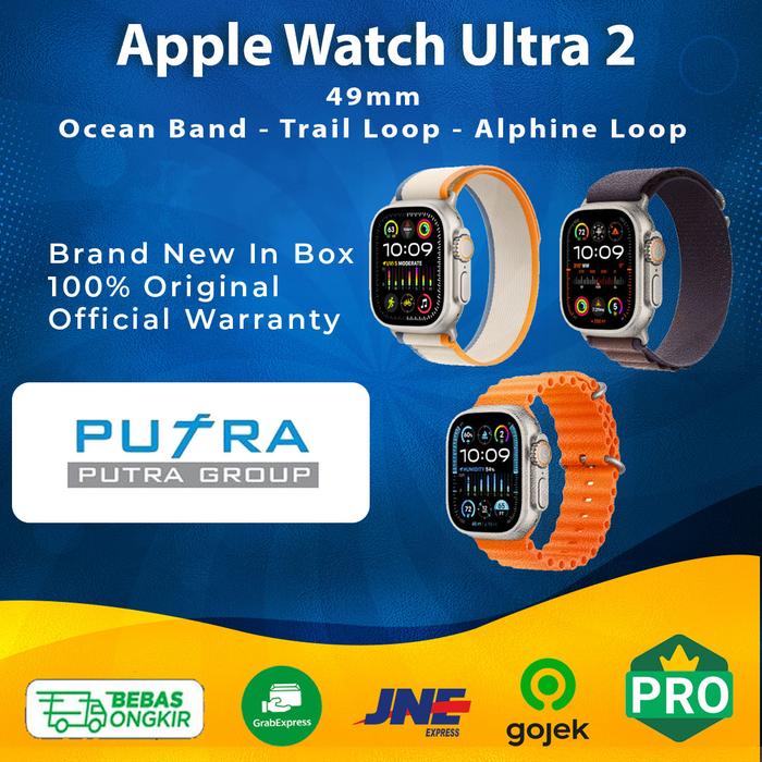 Promo Apple Watch Ultra 2 2023 49mm Titanium Alpine Trail Loop Ocean ...