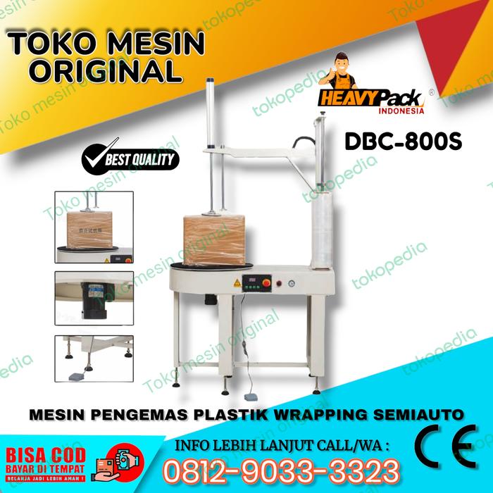 Jual Mesin Pengemas Plastik Wrapping DBC-800S HEAVYPACK Semiauto ...