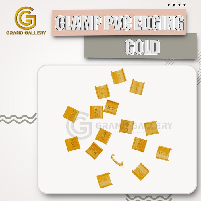 Jual CLAMP PVC 12 MM/ CLAMP LIST POTOBLOCK / CLAMP PVC U EDGING 12 ...