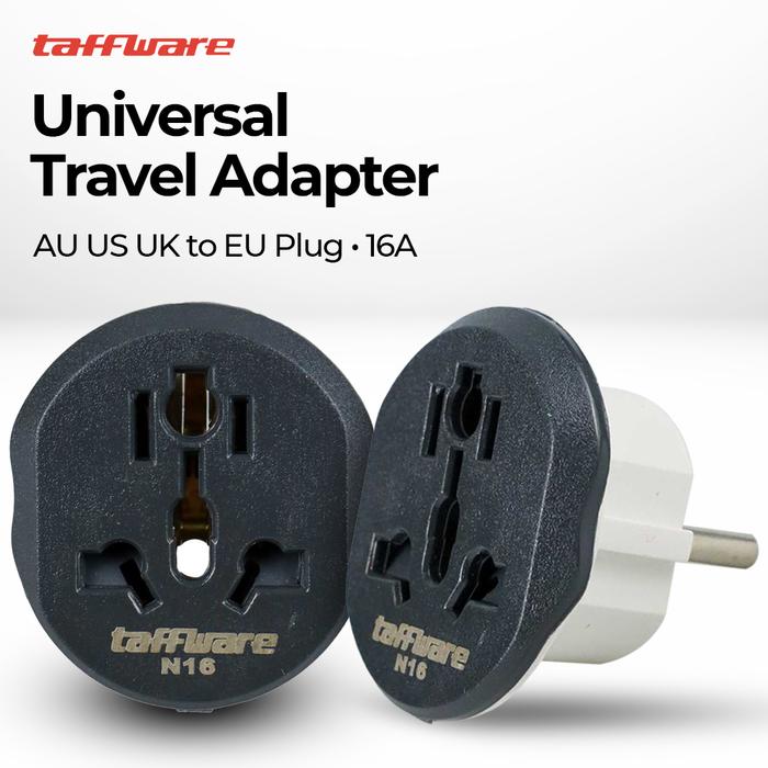 Jual Steker Colokan Listrik Universal Adapter AU US UK to EU Plug 16A ...