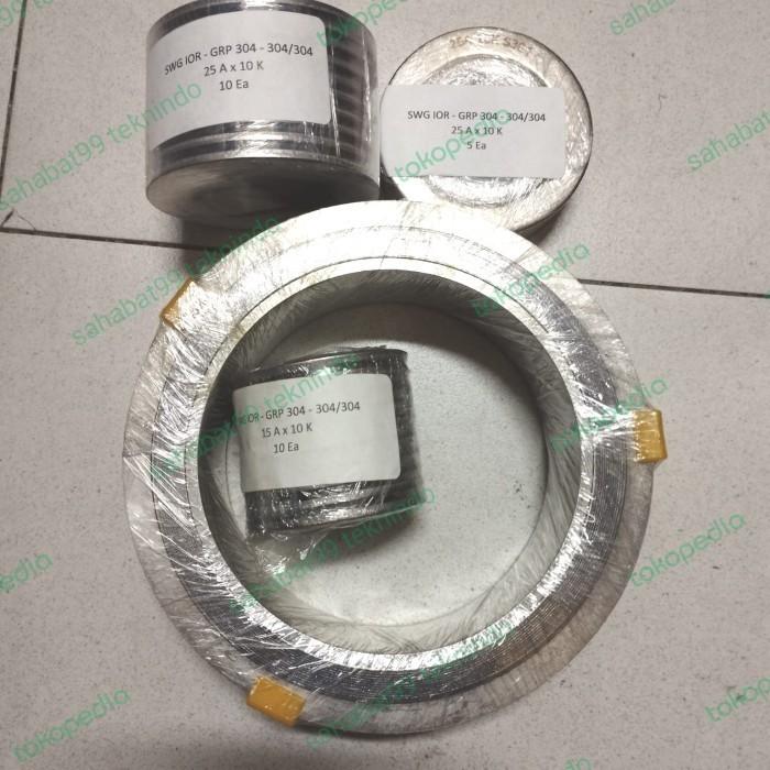 Jual swg 3 "inch jis 10K ss304 /spiral wound gasket ss304 jis 10k - Jakarta Barat - sahabat99 ...