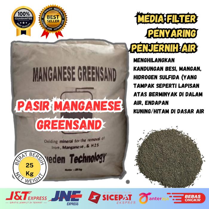 Promo Manganese Greensand Super penyerap besi minyak endapan warna air ...