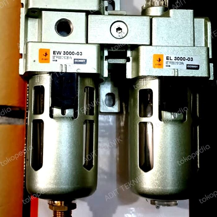 Jual jual air pilter regulator EW 3000-03 dabel EL 3000-03 derat dalam ...