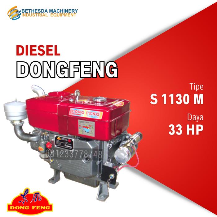 Jual Mesin Diesel Penggerak Stater 33 HP / 33 PK Dongfeng Engine S 1130 M - Kota Surabaya ...