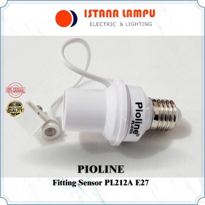 Jual Fitting sensor otomatis E27 Pioline PL-212A / fitting lampu ...
