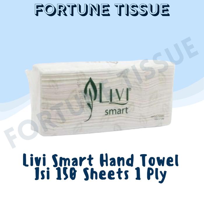 Jual Tisu Tissue Hand Towel Multifold LIVI By PASEO Everyday 150 Sheets ...