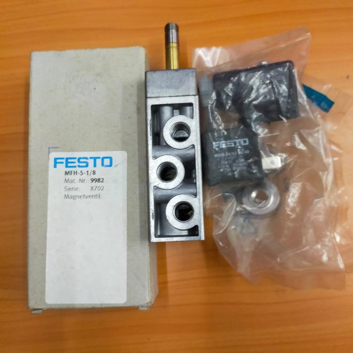 Jual SOLENOID VALVE FESTO MFH 5-1/8" COIL 24DC - Jakarta Barat - pneumatic inti jaya | Tokopedia