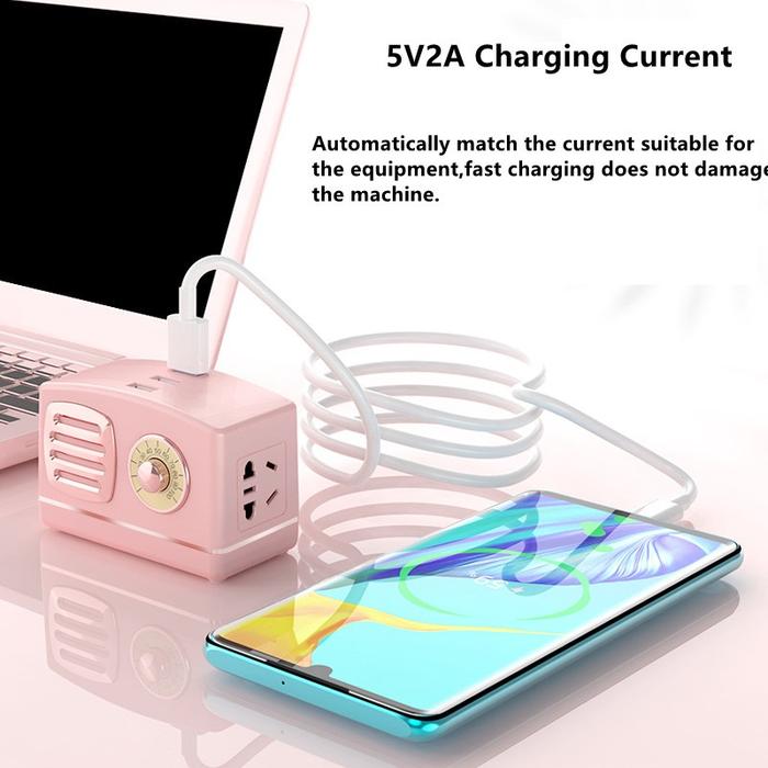 Jual Multi Function Electronic Socket Retro Socket Usb Row Plug Mini Di ...