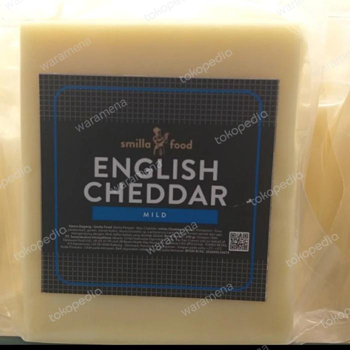 Jual SMILA FOOD ENGLISH CHEDDAR WHITE 200 GR / KEJU PUTIH MILD ...