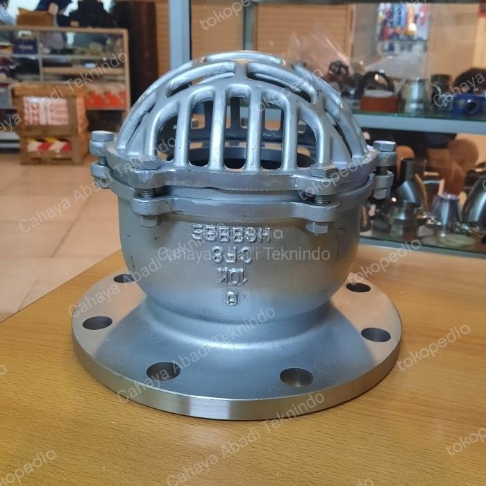 Jual Foot Valve Stainless JIS 10K 6"(inch) Foot valve SS304 10K DN150 ...