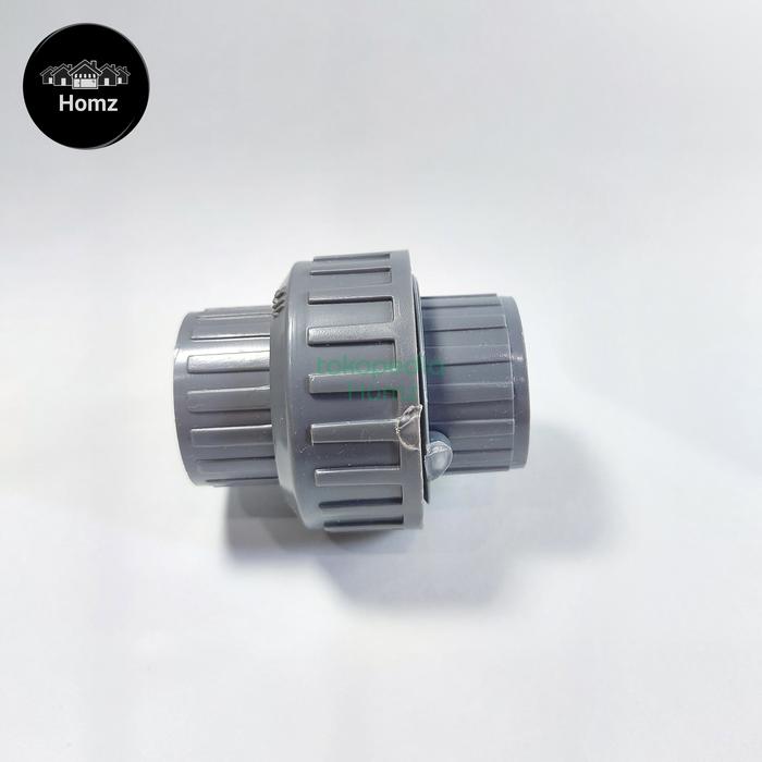 Jual Water Mur 1/2" inch Pvc Polos Trilliun/Sock/W Mur Tanpa Drat/Union ...