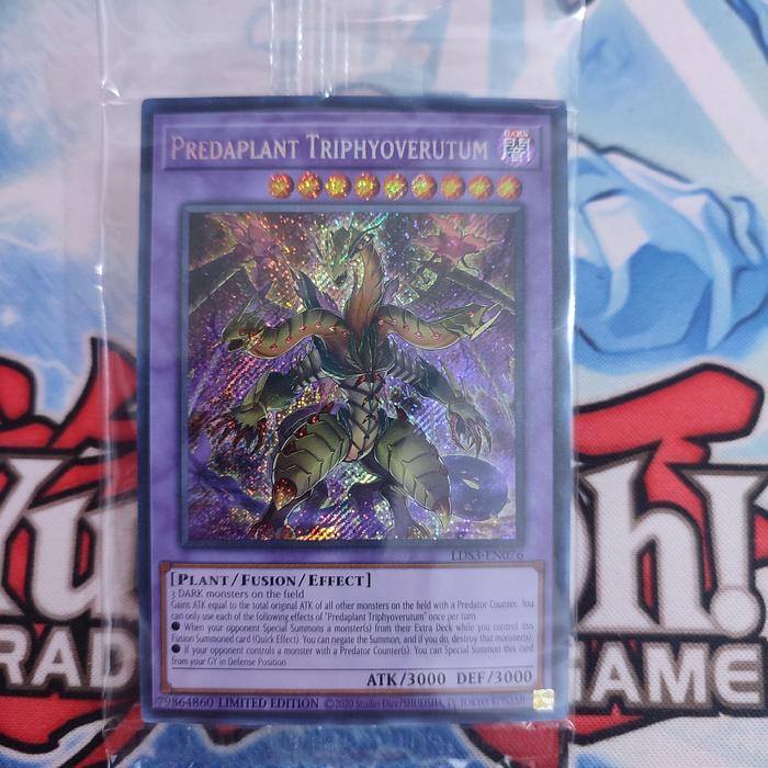 Jual yugioh predaplant triphyoverutum LDS3 secret rare sealed original ...