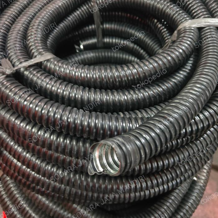 Jual PITHON FLEXIBLE CONDUIT 1/2 INCH / SELANG FLEXIBLE CONDUIT HITAM ...
