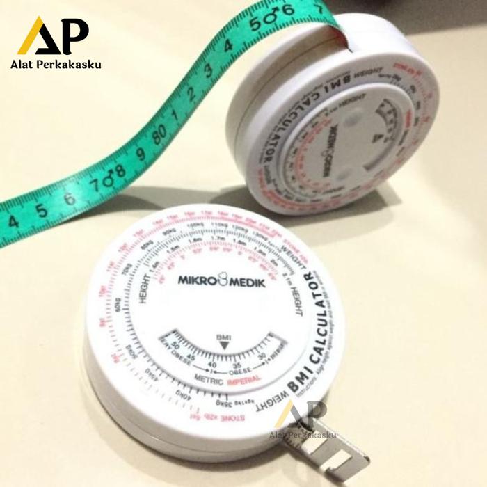 Jual Body Mass Index BMI Calculator 150cm Meteran / Metline Pengukur ...