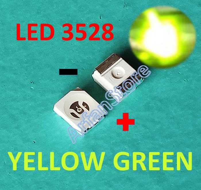 Jual LED 3528 Yellow Green SMD Chip 1210 Hijau Kuningan YG - Kota ...