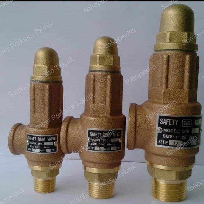 Jual Safety Valve Kuningan Drat 1/2" inch ( 10 kg ) - Jakarta Barat ...