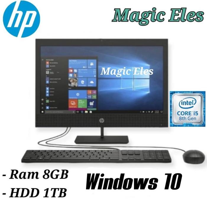 Jual PC AIO HP PRO ONE 400 G4 Core i5 - 8500T Ram 8GB HDD 1TB Windows ...