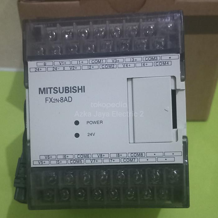 Jual PLC Mitsubishi FX2N-8AD Mitsubishi FX2N 8AD 8 Chanel Original ...