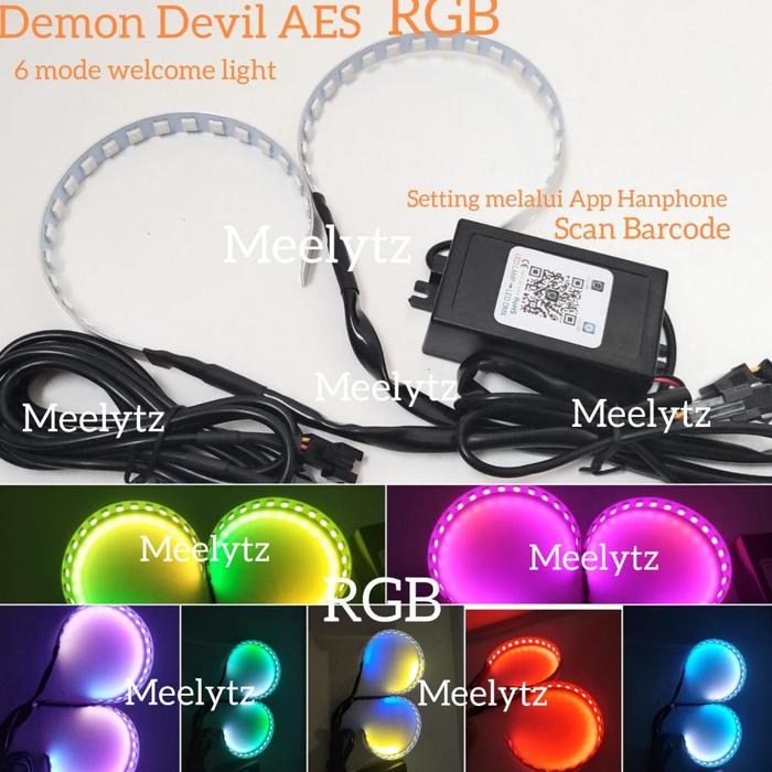 Jual Premium DEMON DEVIL EYES MATRIX RGB Original AES 360 LED banyak ...