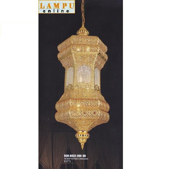 Jual lampu gantung masjid turki nabawi modern gold SCH-6062-300-GD ...