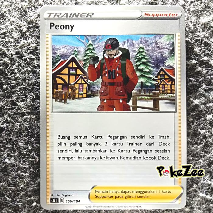 Jual Peony - Kartu Trainer Pokemon TCG Indonesia - Kota Depok - Pokezee ...