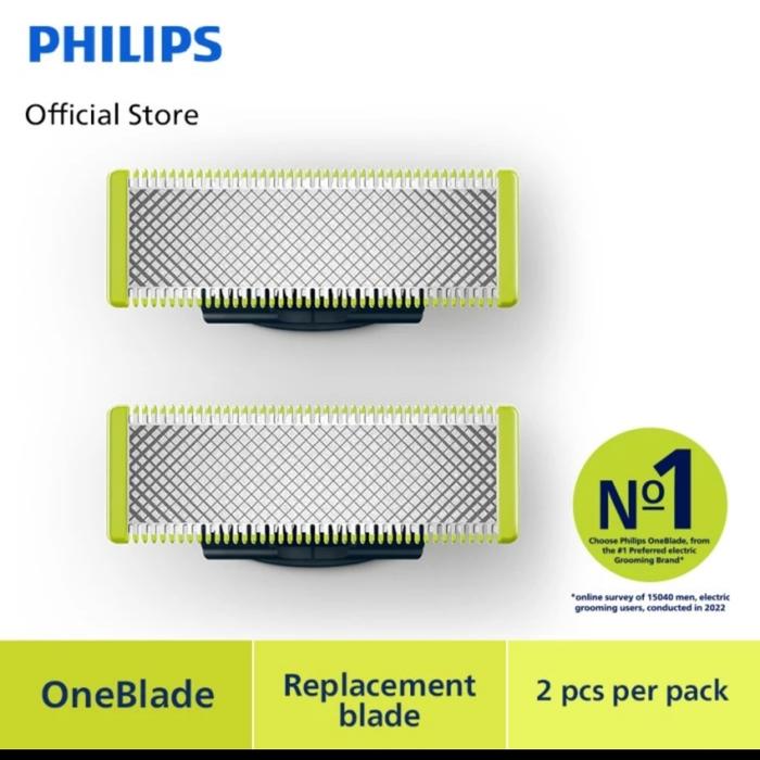 Jual Philips One blade Norelco Replacement Cartridge QP210/15 Original ...