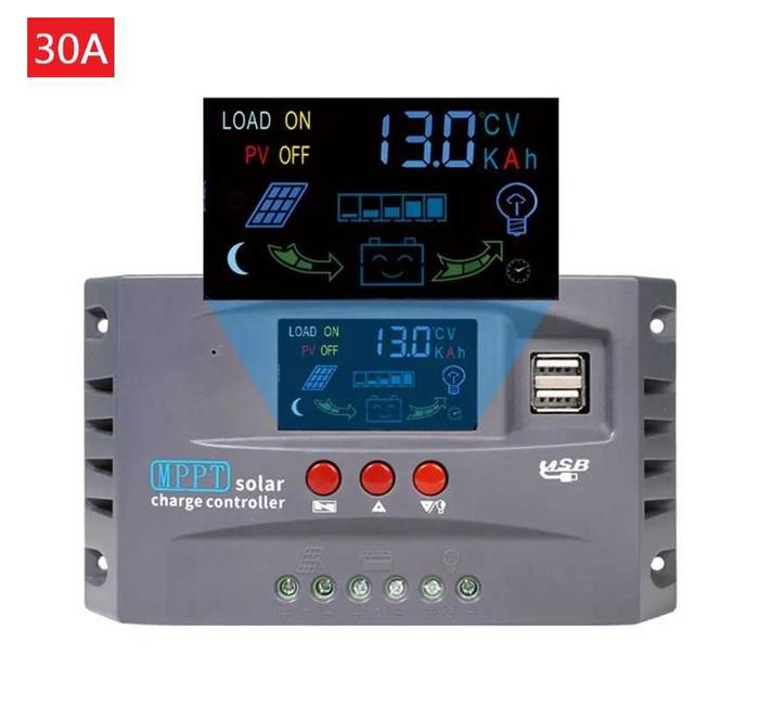 Jual MPPT Solar Panel Charger Controller Panel Surya Cell 40A 30A 20A ...