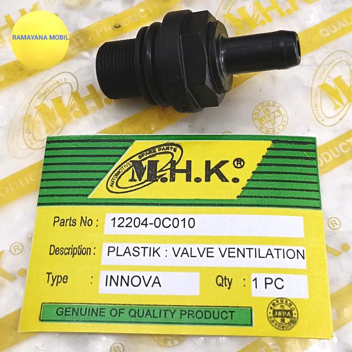 Jual Plastik : Valve Ventilation Toyota Kijang Innova TGN40 - Jakarta ...
