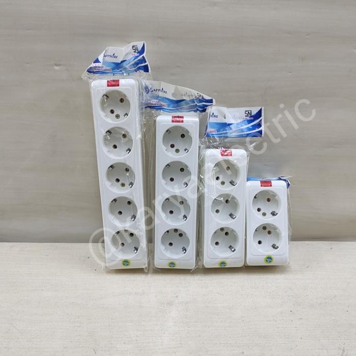 Jual STOP KONTAK SAPPHIRE 2 3 4 5 LUBANG COLOKAN LISTRIK 2LB 3LB 4LB 5LB - 5LUBANG - Jakarta ...