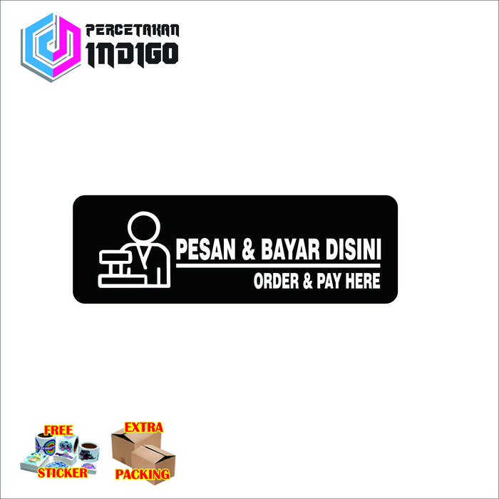 Jual sign papan akrilik acrylic pesan dan bayar disini type r - Kab ...