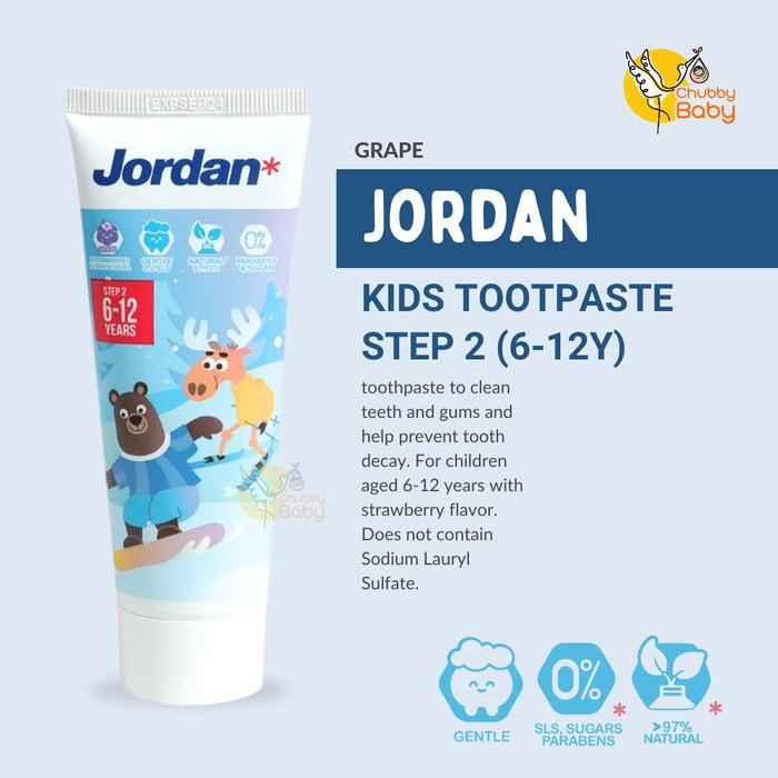 Jual Jordan Kids Toothpaste Step 1-2 75g | Pasta Gigi Anak - STRAW S1 ...