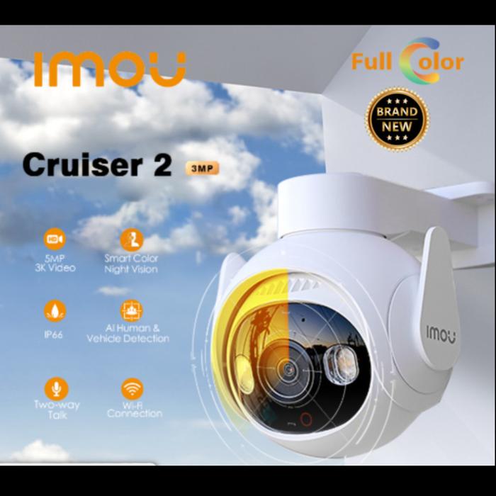 Jual IMOU Cruiser 2 3MP Rotate IP Camera CCTV Outdoor WIfi Full Color ...