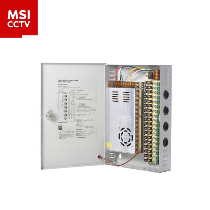 Jual POWER SUPPLY 12V 30A BOX CCTV PSU BOX PANEL BERGARANSI - Jakarta ...