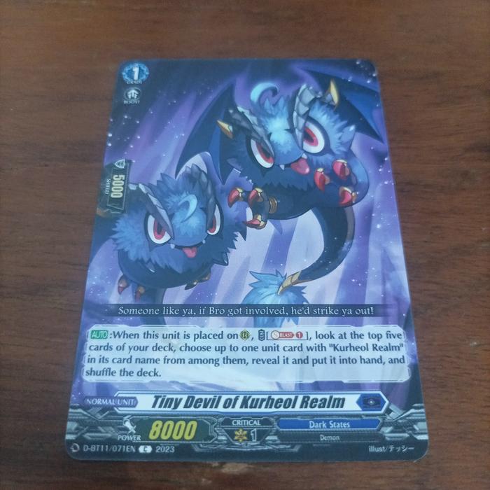 Jual Vanguard DBT11 ENG tiny devil of kurheol realm - Kota Surabaya ...