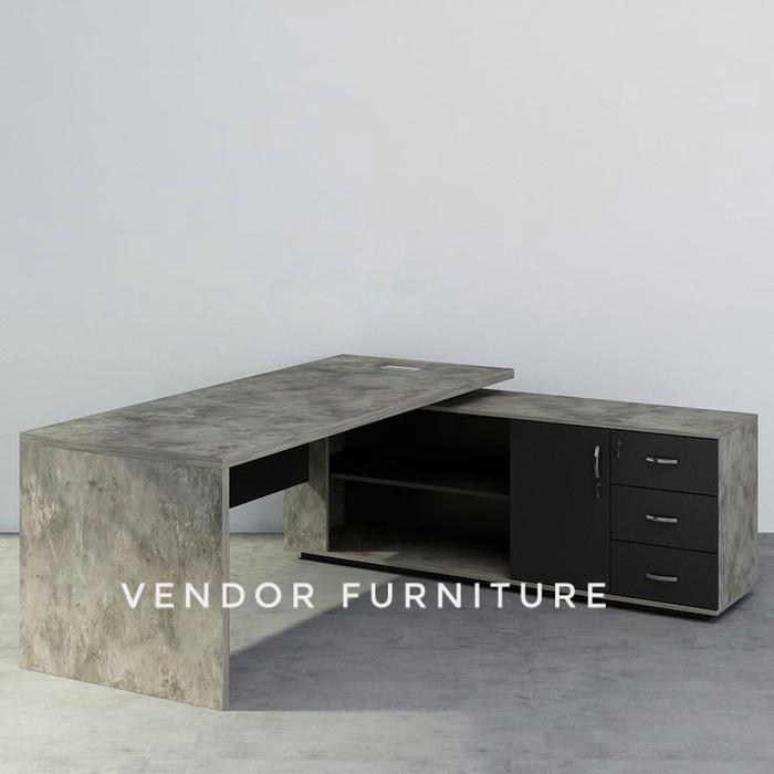 Jual Meja Direksi Executive Style L'Shape Meja Direktur Minimalis HPL ...