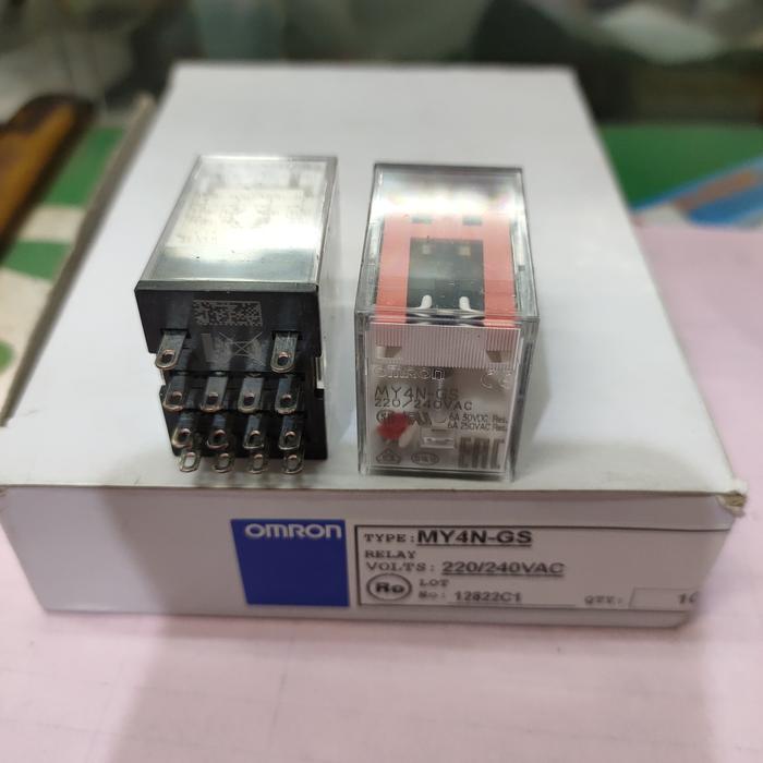 Jual Relay Omron MY4N-GS 220V-240VAC 6A original 14Pin - Jakarta Pusat - sinar putra56 | Tokopedia