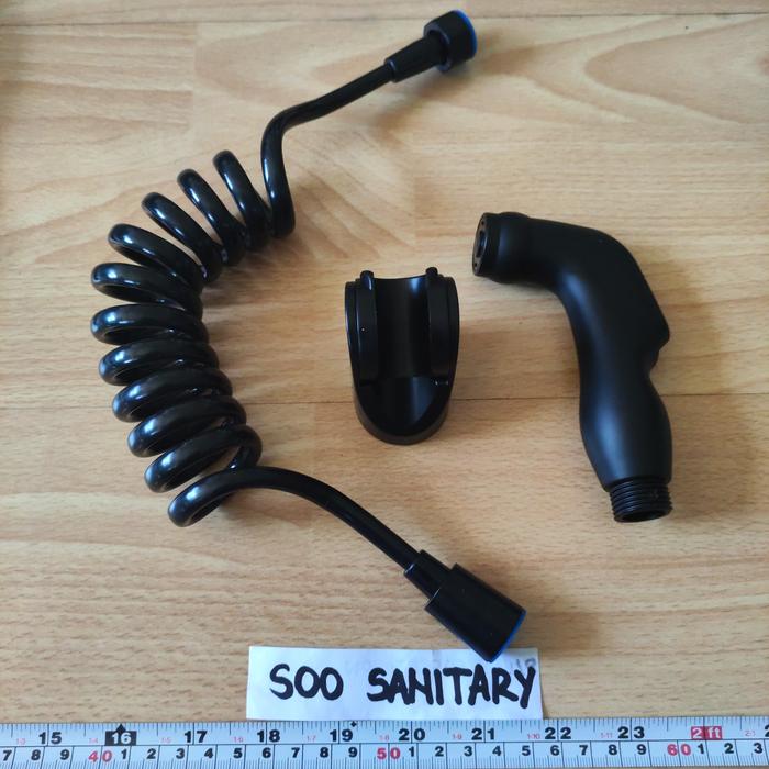 Jual Jet Shower Hitam PVC - Bidet Cebok Kamar Mandi Black Series - Kota ...