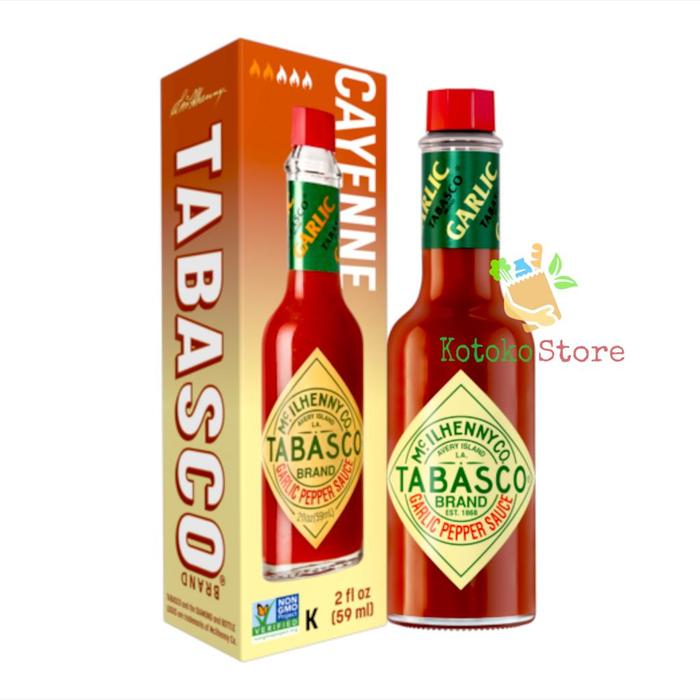 Jual Tabasco Red Pepper Sauce / Saus Tabasco Jalapeno Habanero Garlic ...