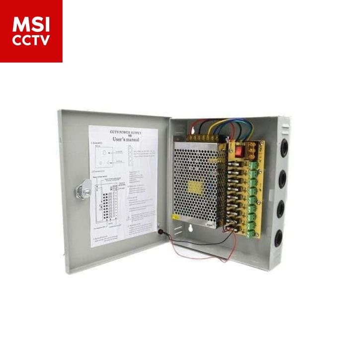 Jual POWER SUPPLY 12V 10A BOX CCTV PSU BOX PANEL BERGARANSI - Jakarta ...