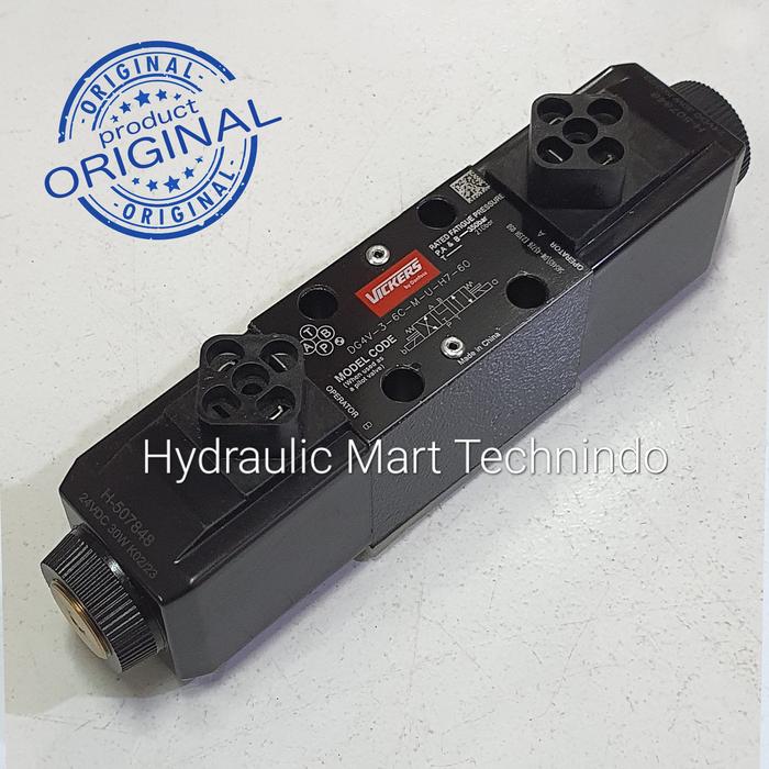 Jual solenoid valve Eaton Vickers DG4V-3-6C-M-U-H7-60 _ DC 24volt ...