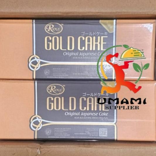 Jual Rious Gold Cake Mini Original Japanese Cake by Bernardi Kue ...