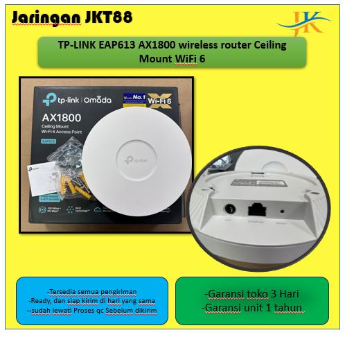 Jual TP-LINK EAP613 AX1800 wireless router Ceiling Mount WiFi 6 1 YEAR ...
