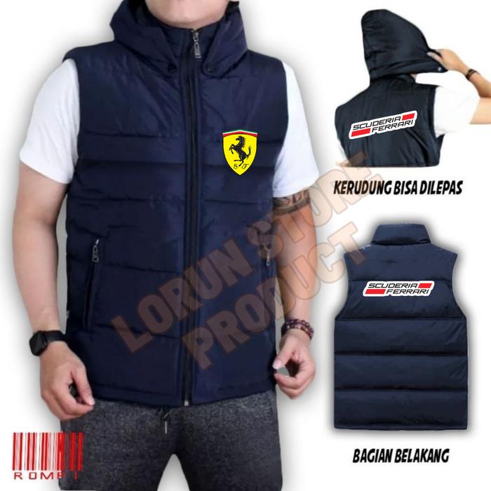 Jual Jaket Rompi Tim Formula 1 Tim F1 Tim Scuderia Ferrari - Biru, XXL ...