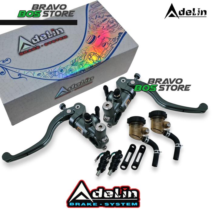 Jual master rem adelin px 1 kanan kiri 14 mm nmax pcx lokal adv xmax - Abu-abu, 17.5mm - Jakarta ...