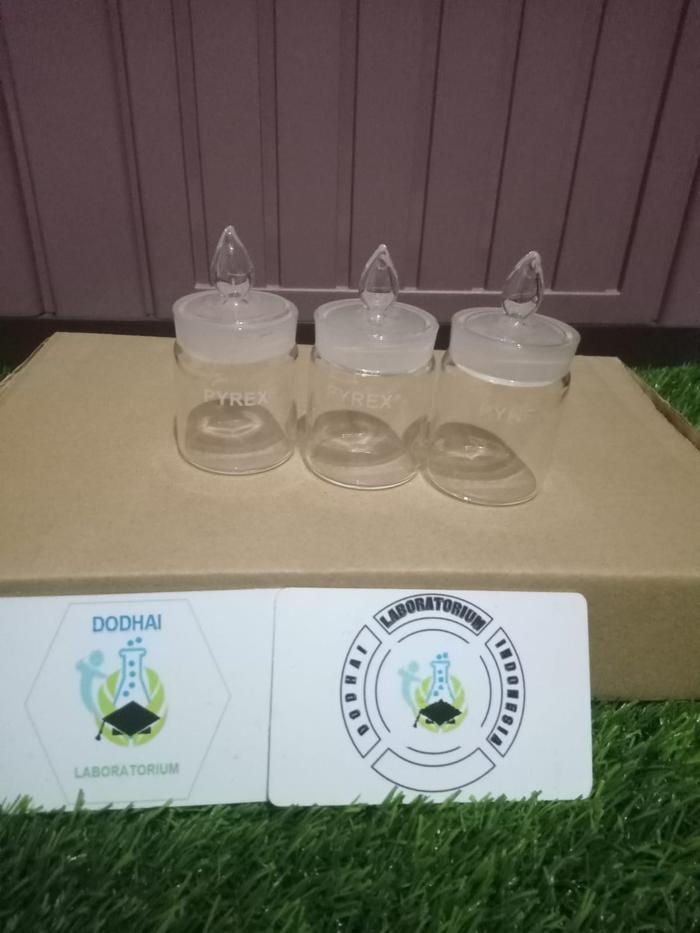 Jual Weighing bottle / Weigh bottle / botol timbang kaca lab 40 x 50 ...