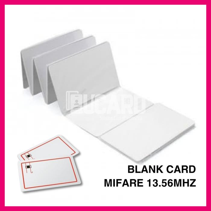 Jual BLANK ID CARD MIFARE 13,56 Mhz UNTUK CETAK THERMAL RIBBON RFID S50 ...