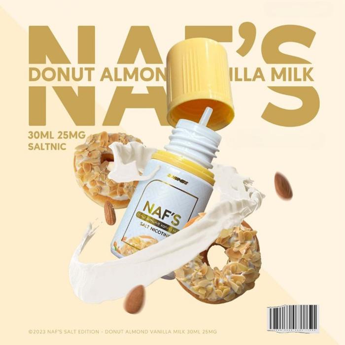 Jual Nafs V2 Donut Almond Vanilla Milk Salt Nic 30ML by 2Thumbs - Naf's ...